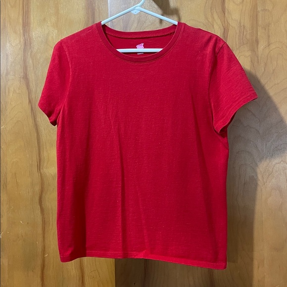 Hanes | Tops | Hanes Her Way Red Tshirt | Poshmark